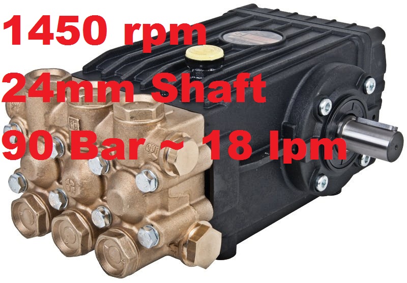 Interpump 90 Bar 18 lpm Pressure Washer Pump WS92 Malcom Smith Power Cleaning